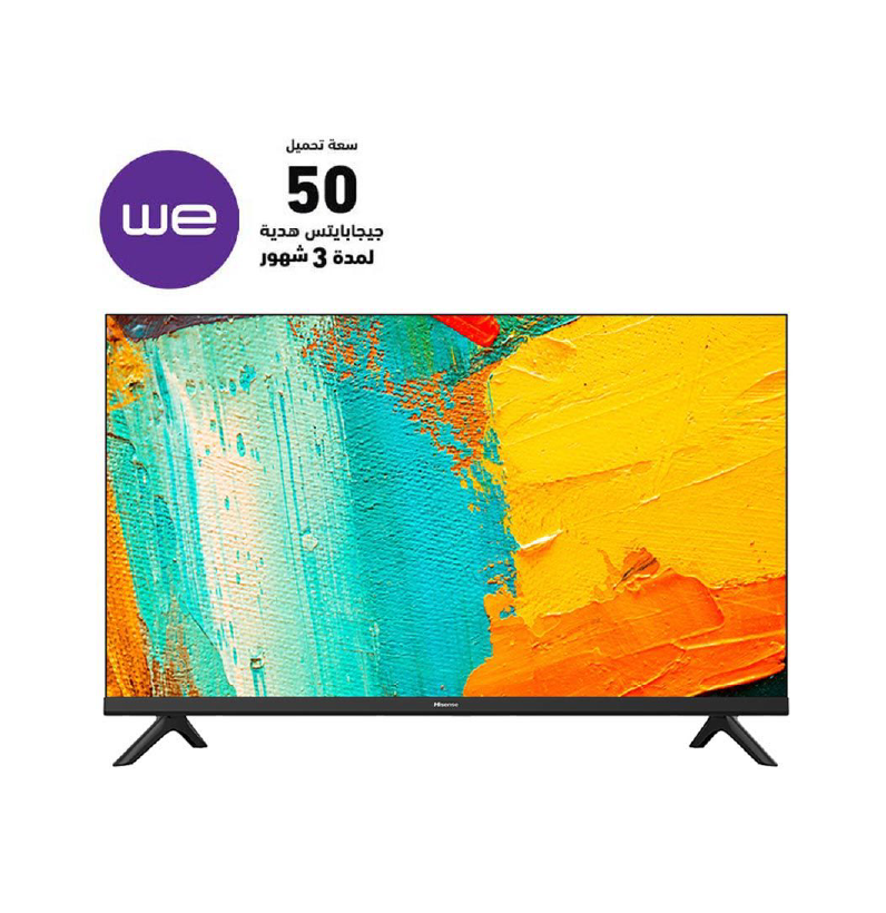 شاشة هايسنس بدون فريم 43 بوصة ، ريسيفر داخلي 43A4EG2 - Berty Center